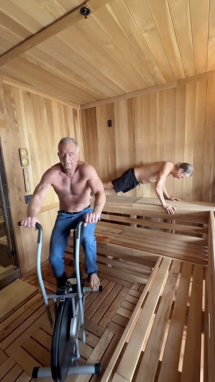 Robert F. Kennedy Jr. Reveals Why He Exercises in Jeans, Talks Viral ...