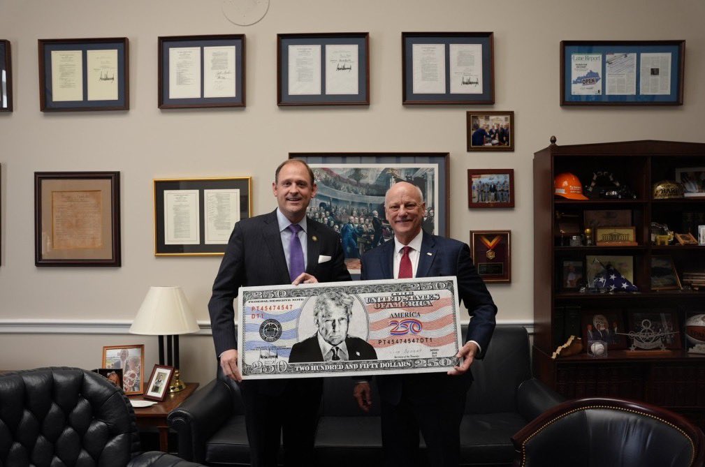 Trump Loved Seeing His Face on Fake 250 Dollar Bill Wants It Real